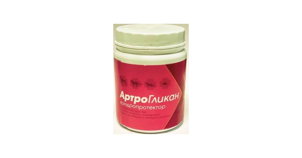 Артрогликан, банка 300 таб., 6014 купить в ветеринарной аптеке PetDog