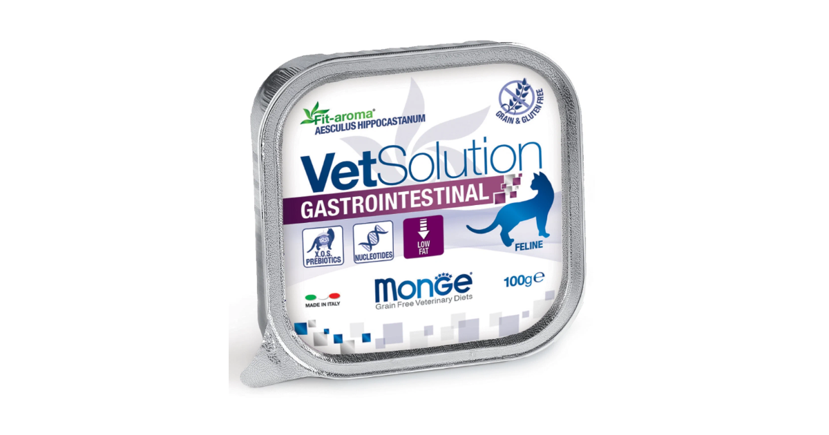 Монж Гастроинтестинал (Monge Gastrointestinal) для кошек, 100 г, 30574 ...